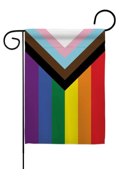Progress Pride Decor Flag – Stroked Ego